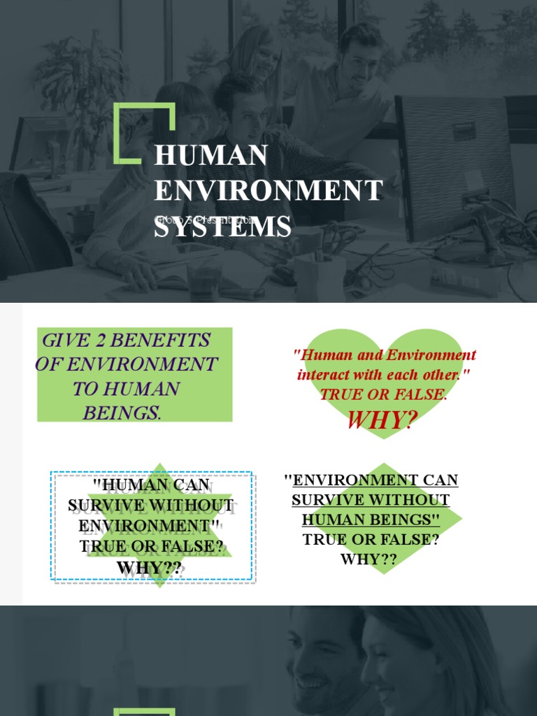 Human Environment System | PDF | Sociology | System