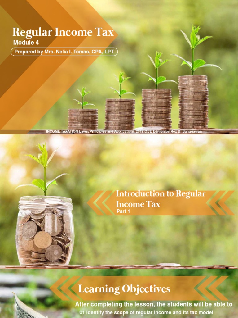 Understanding Regular Income Tax Basics | PDF | Gross Income | Taxes