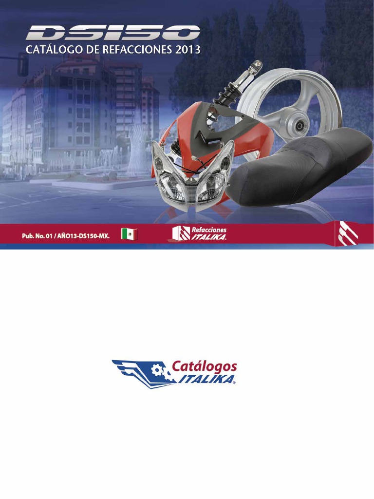 Catalogo de Partes DS150 | PDF | Transmisión (Mecánica) | Engranaje