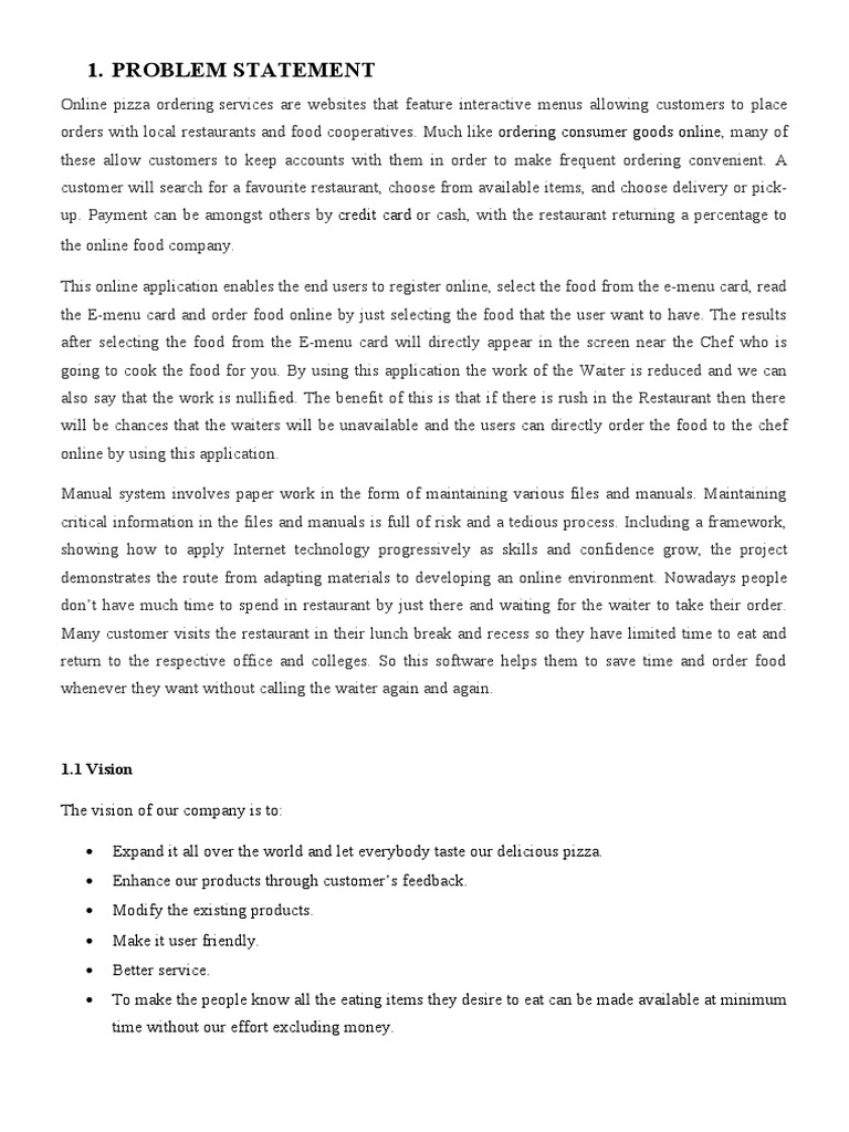 SRS-for-Pizza Delivery System | PDF | Hypertext Transfer Protocol ...