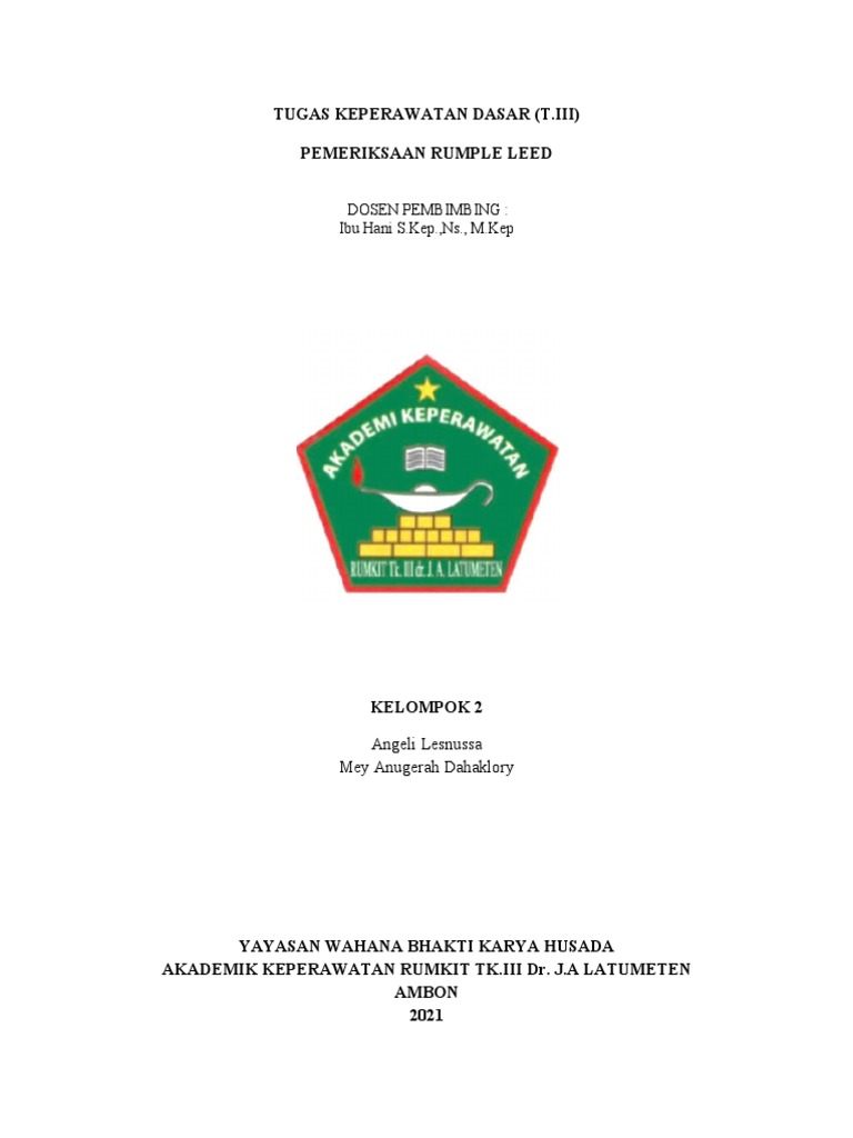 Pemeriksaan Rumple Leed untuk DBD | PDF | Kajian Bahasa Asing | Sains ...