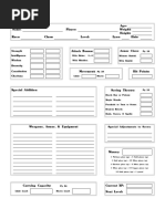 D&D 5e Inventory Sheet | PDF