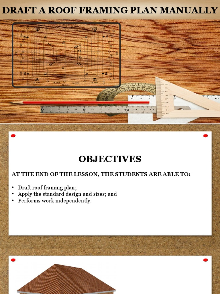 Draft A Roof Framing Plan Manually | PDF | Building | Economic Sectors
