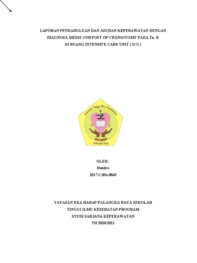 LP Askep Lengkap Hendra Cob Post Op Craniotomy | PDF