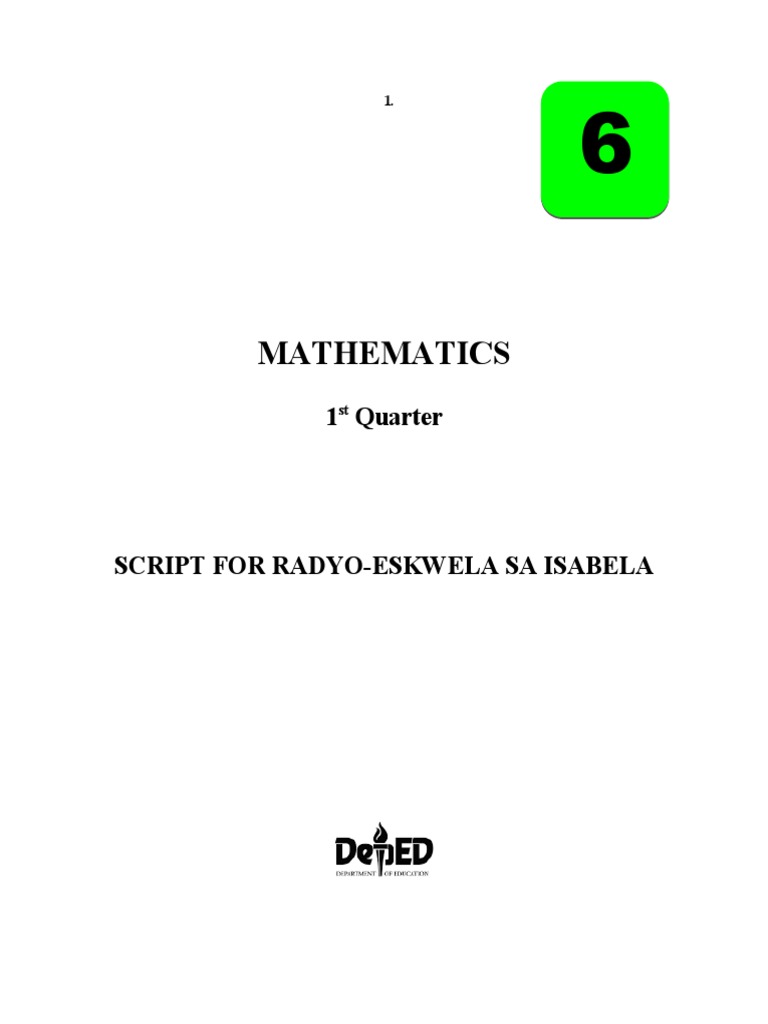 Math 6 Episode 7 | Download Free PDF | Subtraction | Mathematics