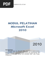 Modul Microsoft Excel 2010 | PDF | Komputer