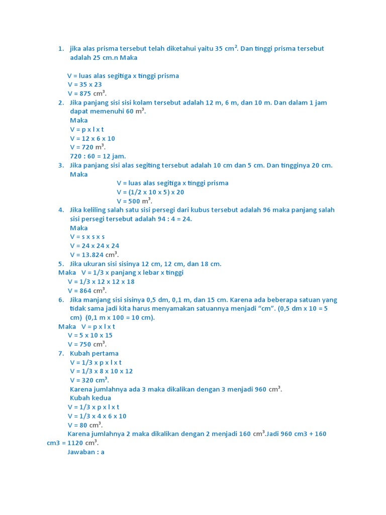 Materi Bangun Ruang Sisi Datar | PDF | Metode & Bahan Ajar | Griya & Taman