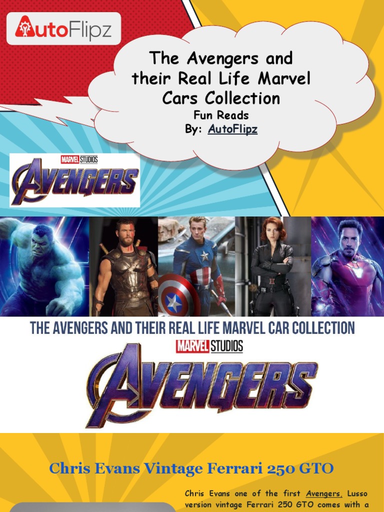 Avengers' Real-Life Car Collections | PDF | Ferrari | Car