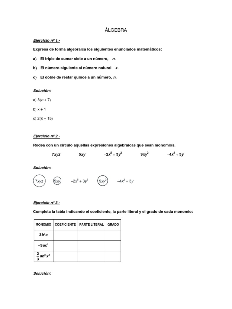 Algebra | Álgebra | Álgebra abstracta