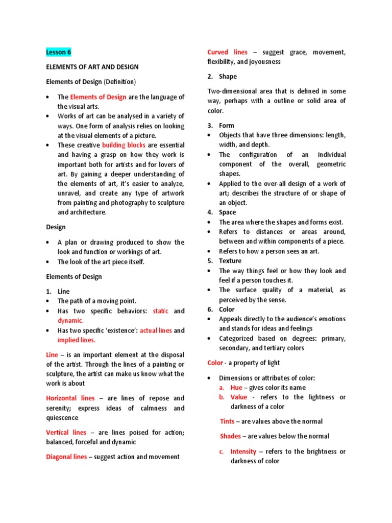 Art Appreciation Midterm Lessons | PDF | Paintings | Abstract Art