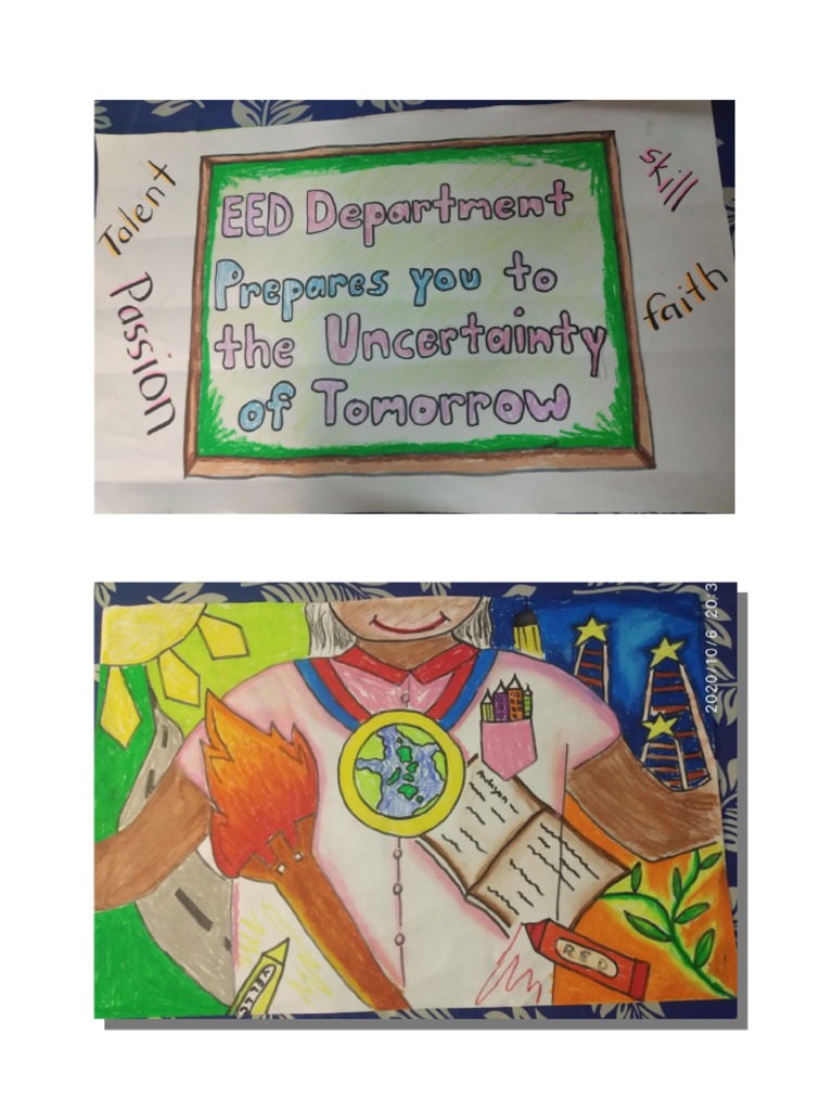 Poster On Education With Slogan