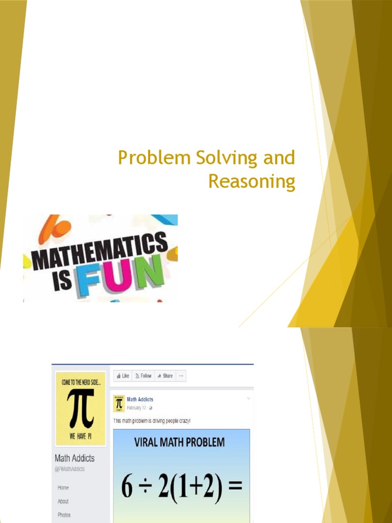 Lesson 5A Problem Solving and Reasoning | PDF | Inductive Reasoning ... Lesson 5A Problem Solving and Reasoning | PDF | Inductive Reasoning ...