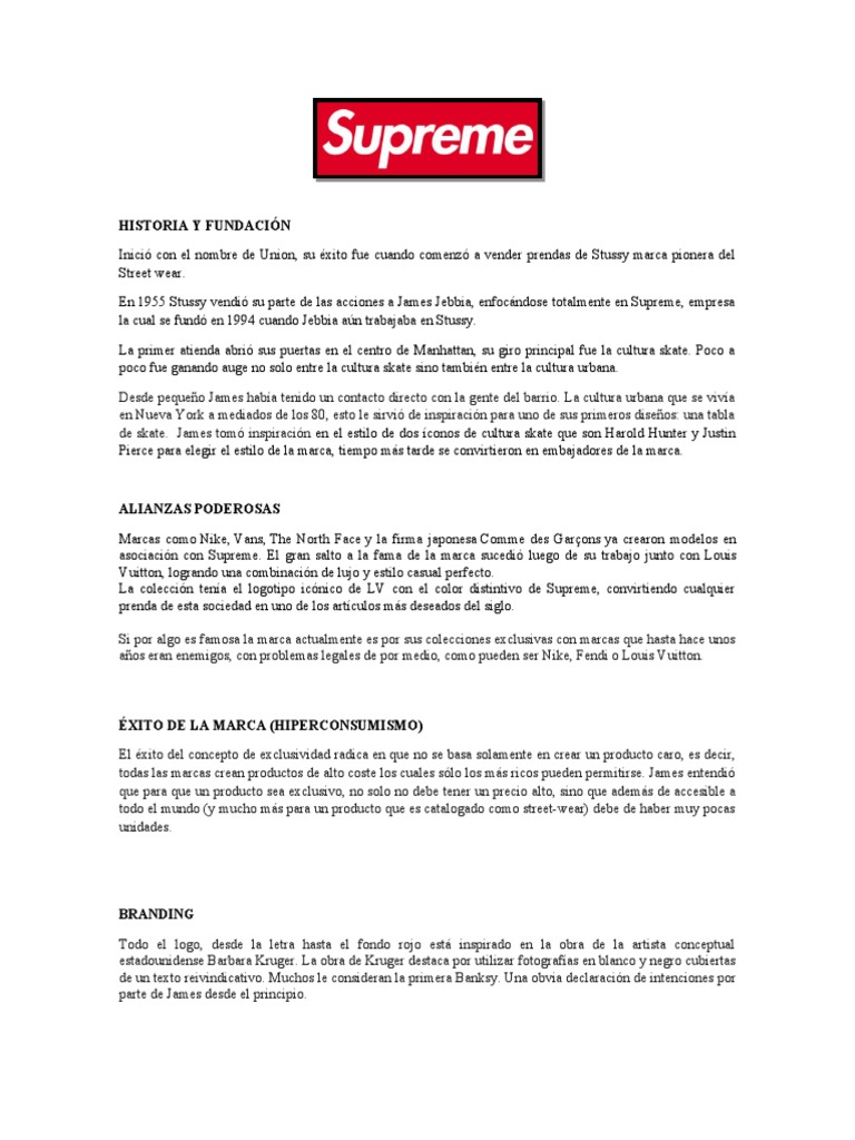 Supreme | PDF | Marca