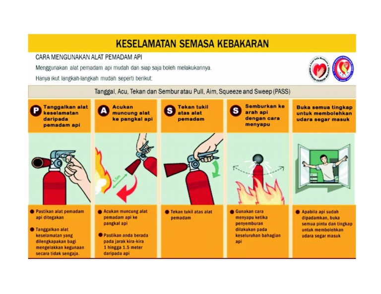 Cara Guna Alat Pemadam Api | PDF
