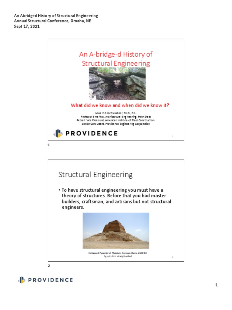History of Structural Engineering | PDF | Structural Analysis | Structural Engineering