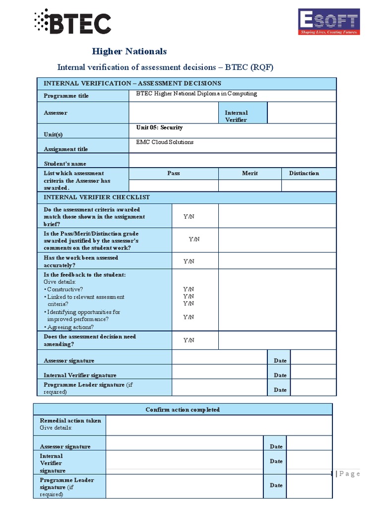 Internal Verification for BTEC Computing | PDF | Cloud Computing | Plagiarism