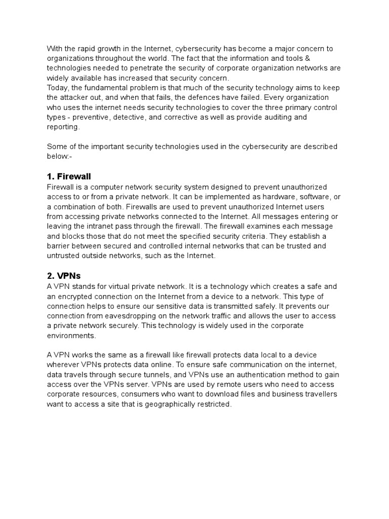 Security Technology - Firewall and VPN, Intrusion Detection System ...