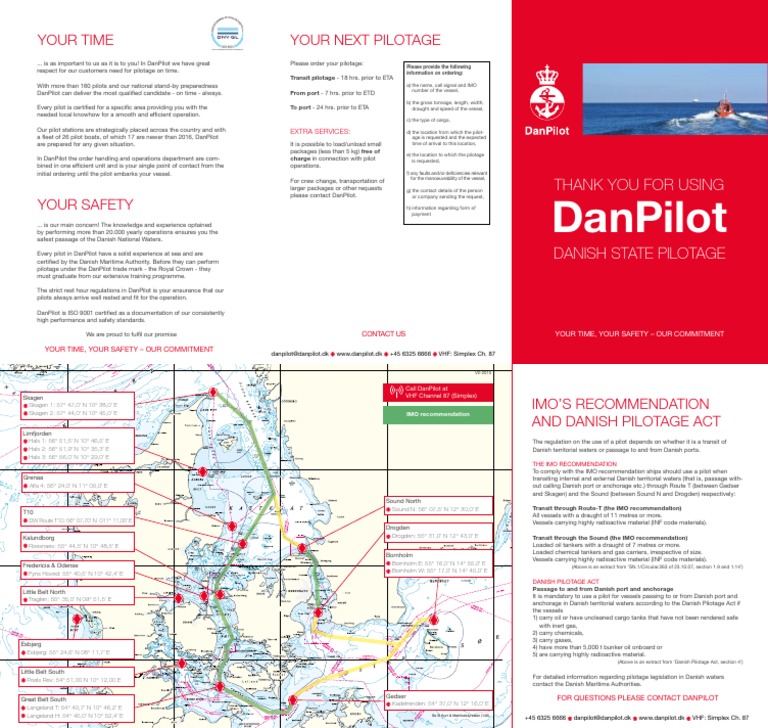 Danpilot Information Folder 2019 | PDF | Maritime Pilot | Ships