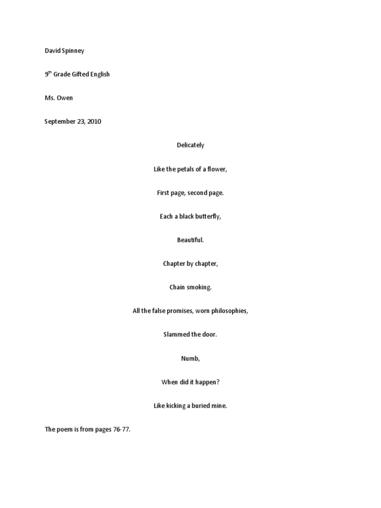 Fahrenheit 451 Found Poem | PDF