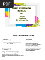 Matematik Pertengahan Tahun Tingkatan 4 2022 | PDF