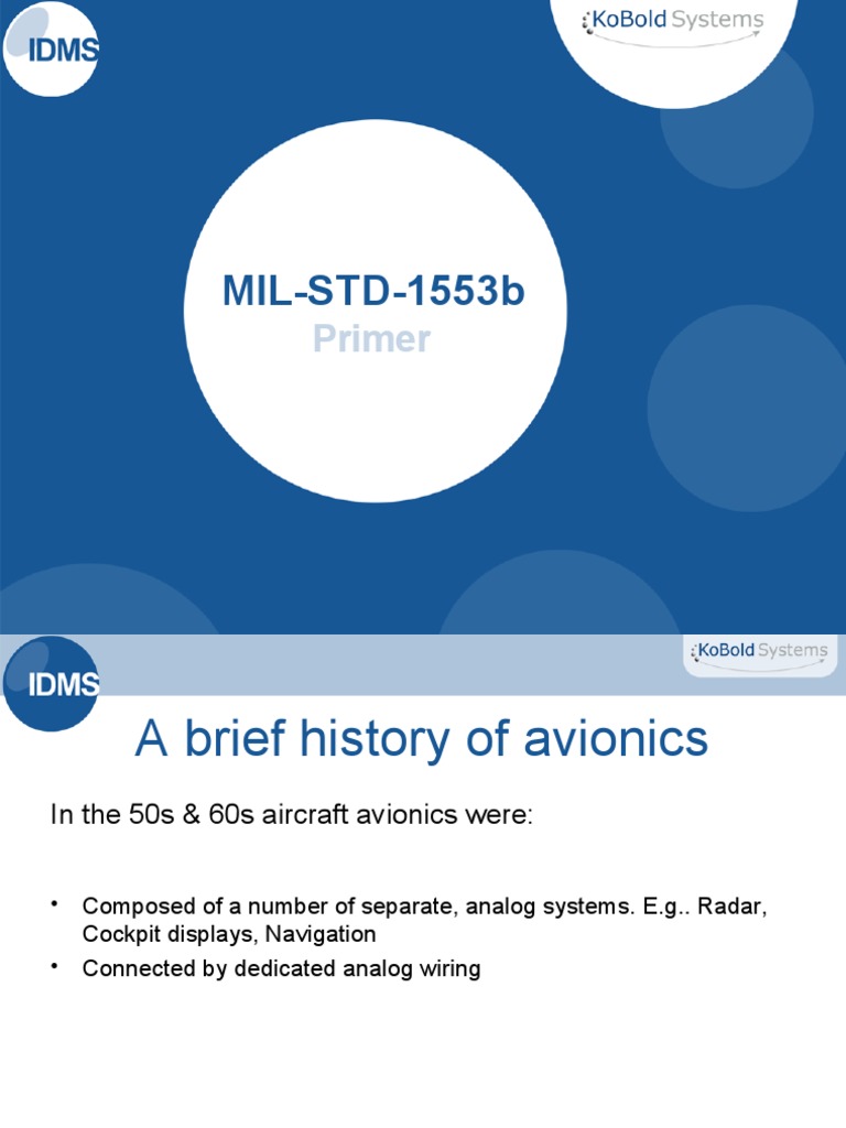 MIL-STD-1553B Overview and Protocol | PDF | Avionics | Electrical ...