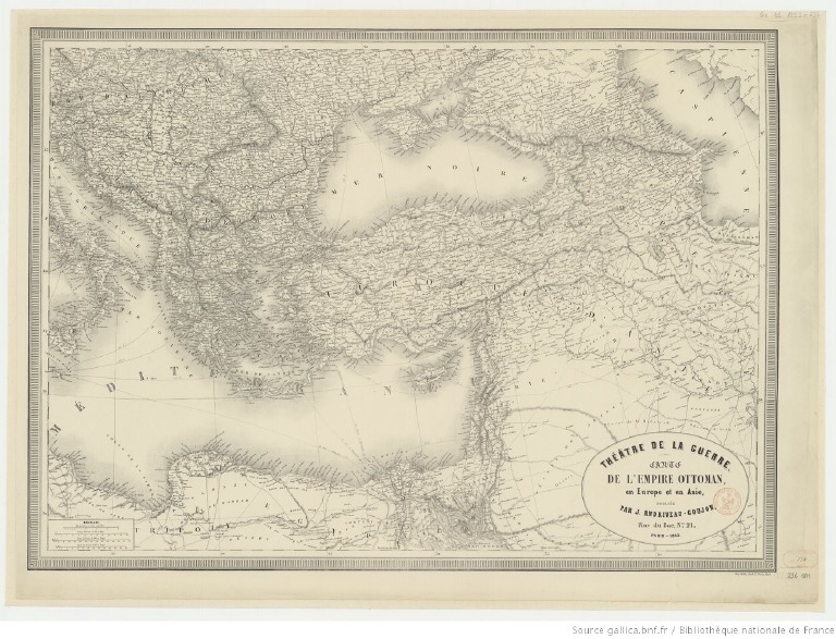 Ottoman Empire Map, 1853 | PDF