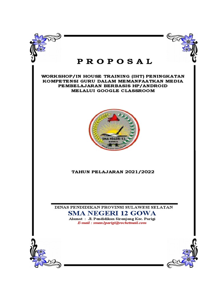 Proposal Iht Pembelajaran Daring | PDF