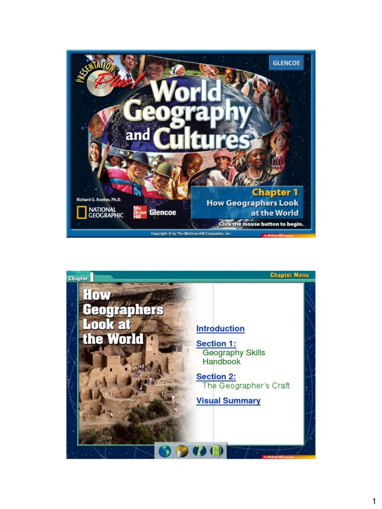 How Geographers Look at The World - Handout | PDF | Geography | Longitude