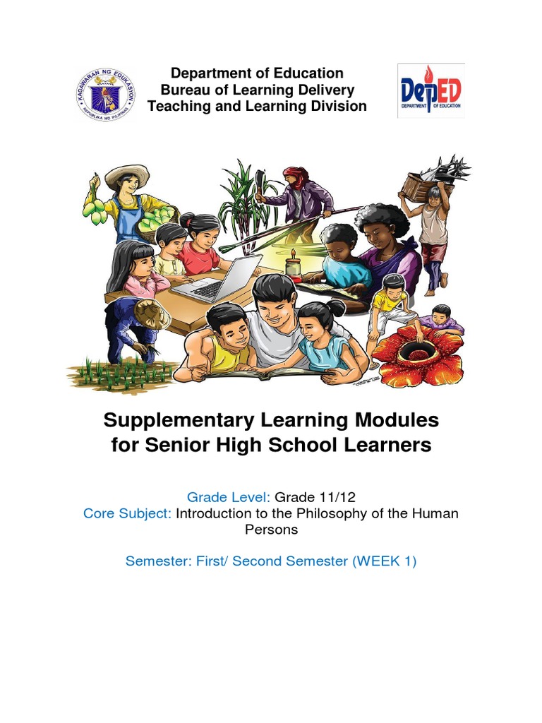Supplementary Learning Modules For Senior High School Learners | PDF ...