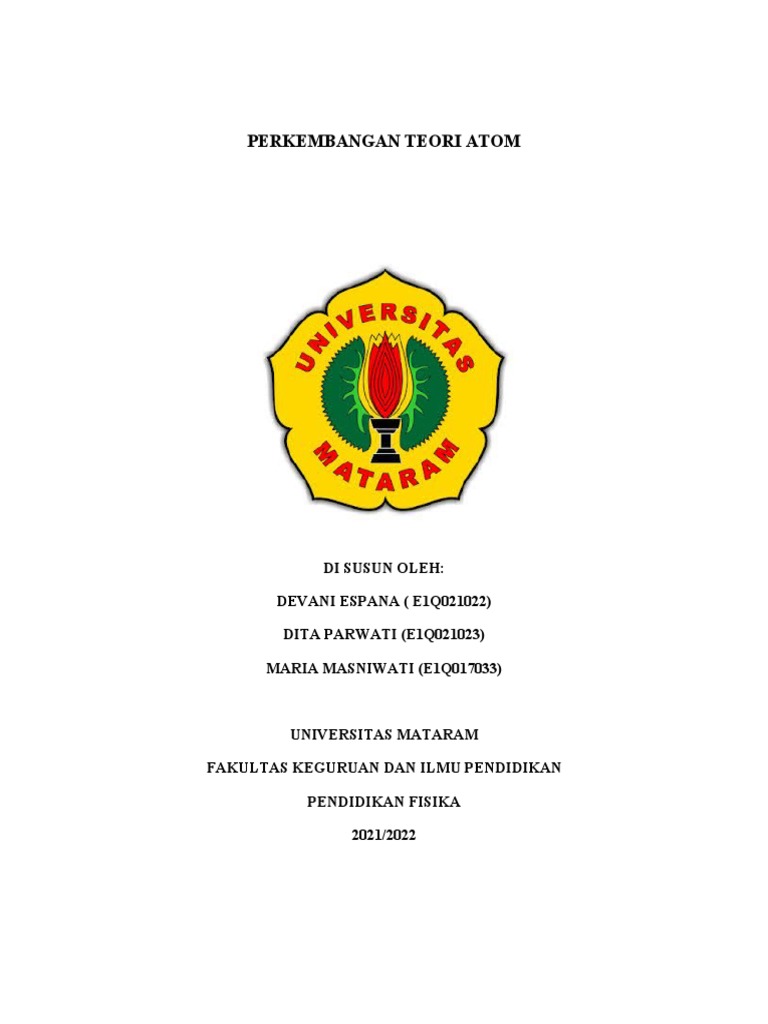Perkembangan Teori Atom-1 | PDF