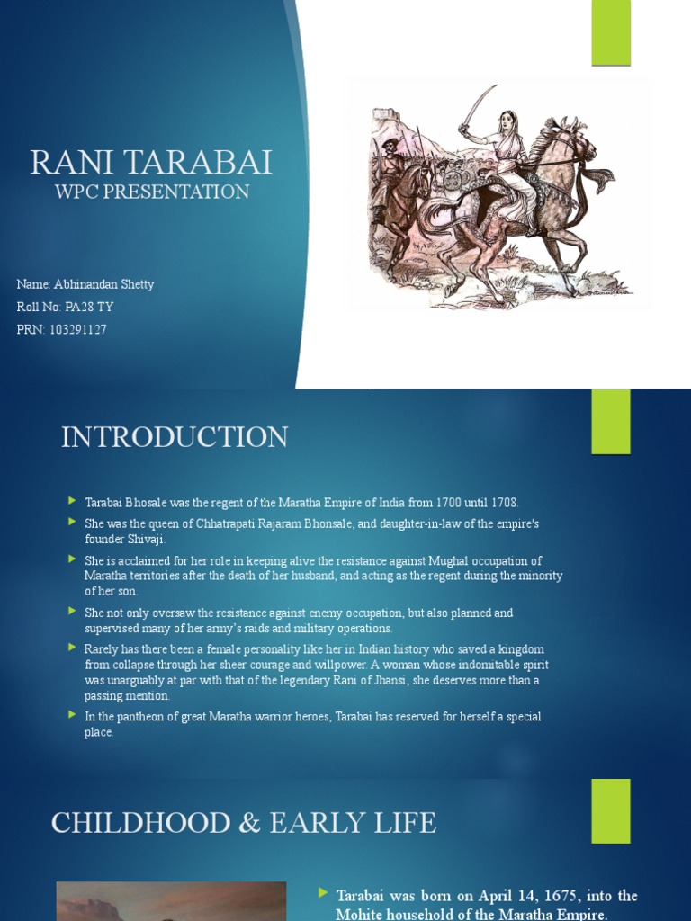 Rani Tarabai: Maratha Queen's Legacy | PDF