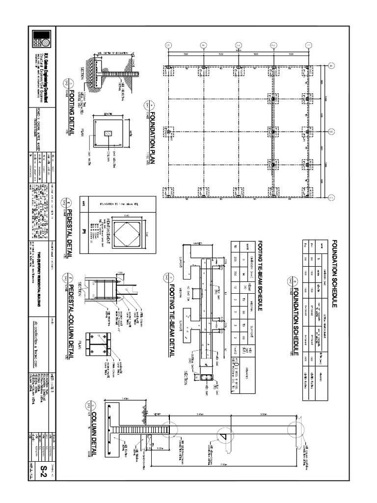 Warehouse Structural Plan Example | PDF