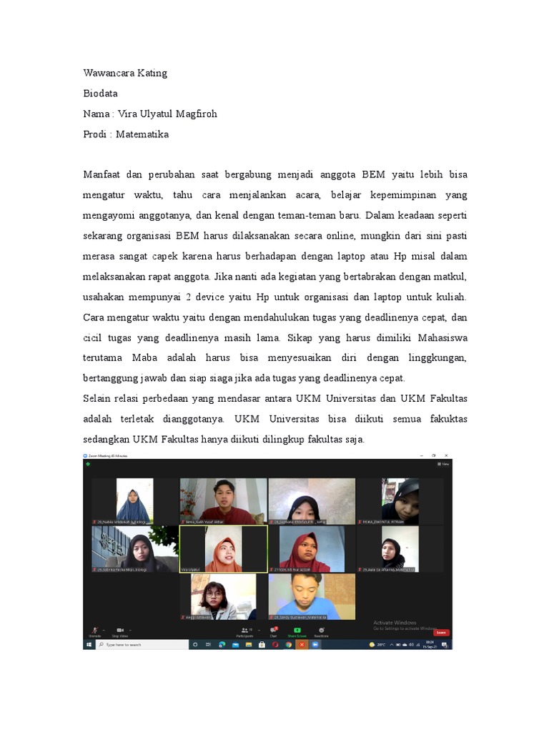 Wawancara Kating | PDF