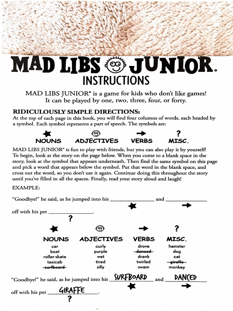MADLIBS | PDF