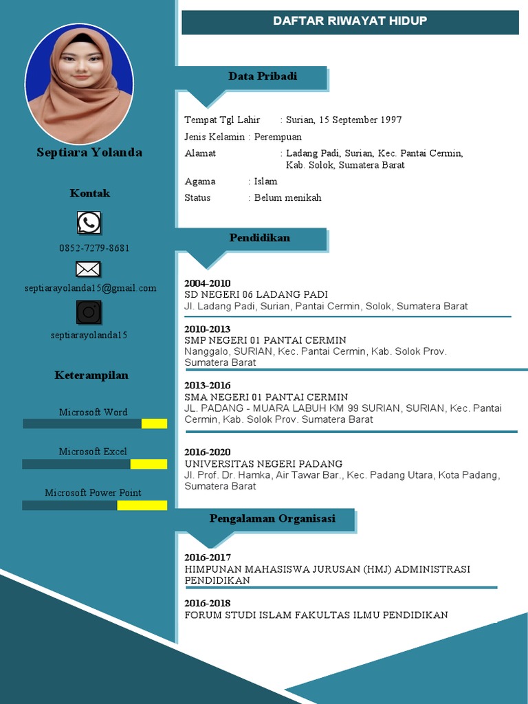 CV. Septiara Yolanda - Copy Ok 1 | PDF