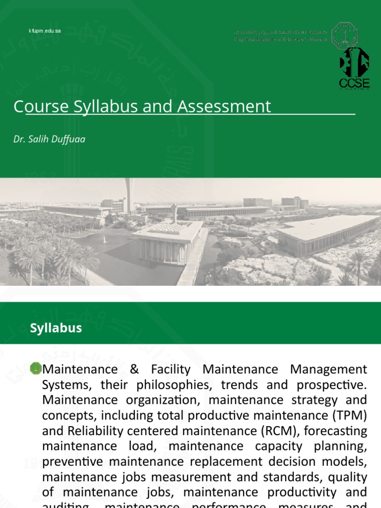 Course Syllabus Assessment | PDF | Business | Business Process