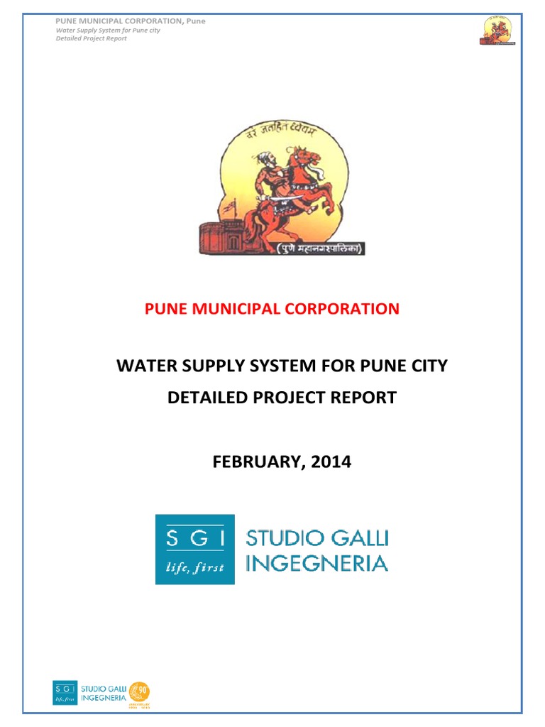 Pune DPR | PDF | Water Supply | Water Supply Network