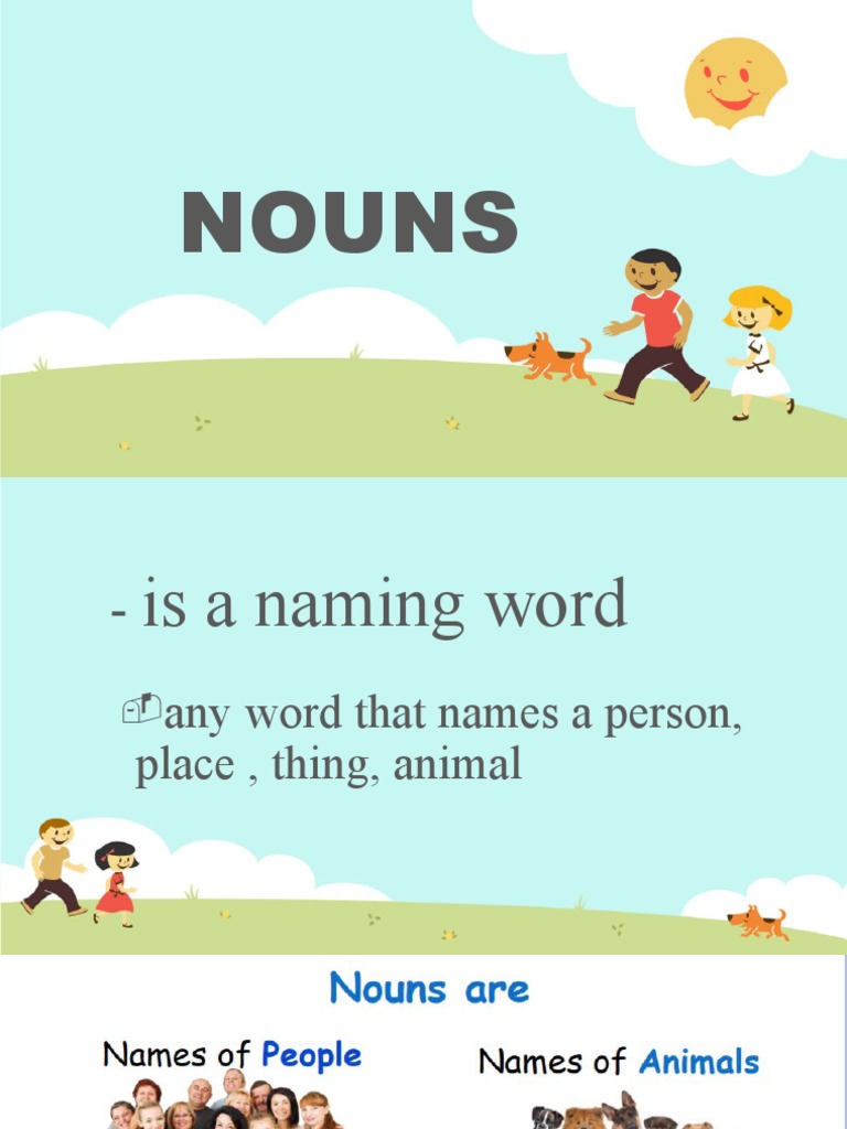 Nouns For Grade 1 Powerpoint | PDF