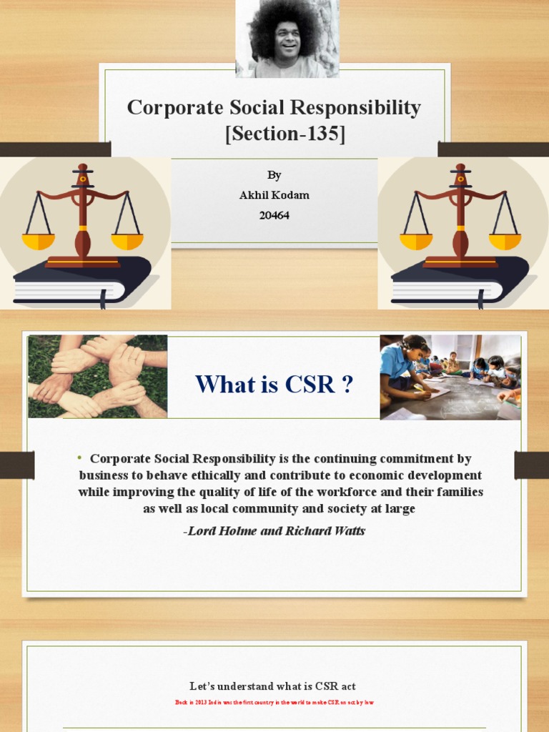 CSR Act: Key Provisions and Compliance Requirements | PDF | Corporate ...