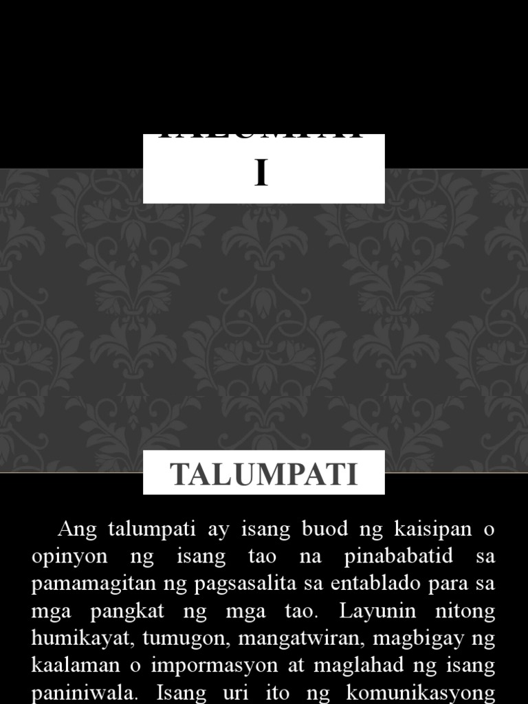 TALUMPATI | PDF