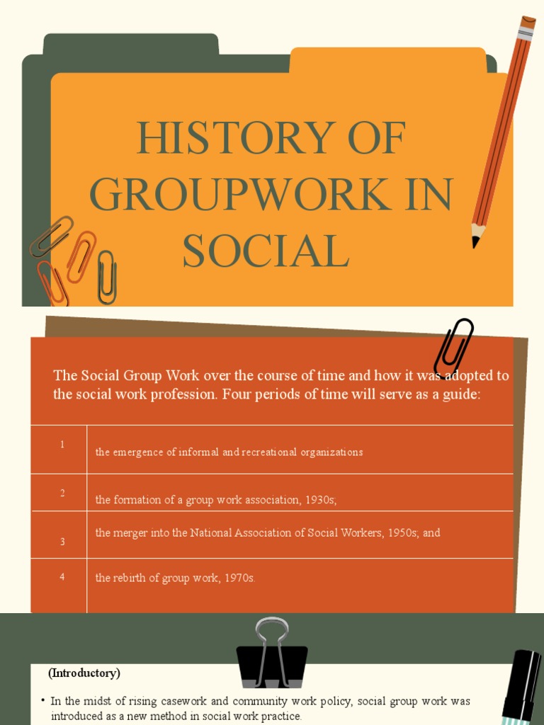 Evolution of Social Group Work History | PDF | Social Work