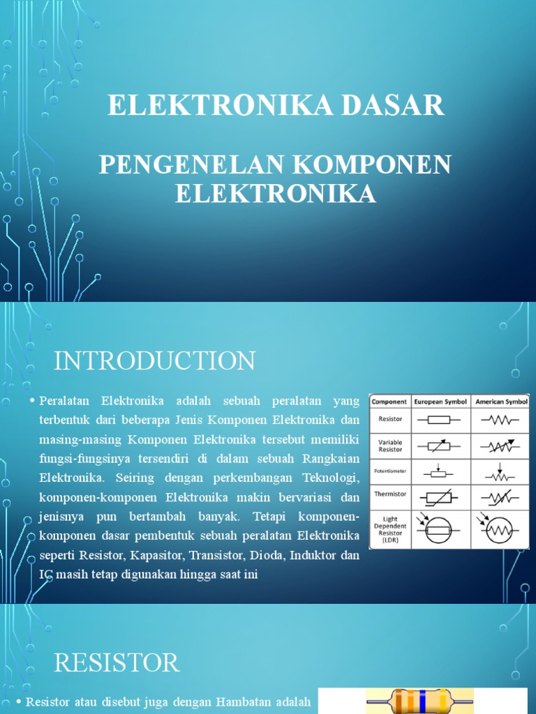 1 Pengenalan Elektronika Dasar | PDF