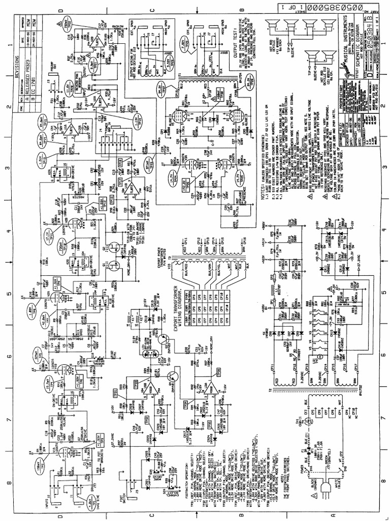 Fender Hot Rod Deville Schematic | PDF
