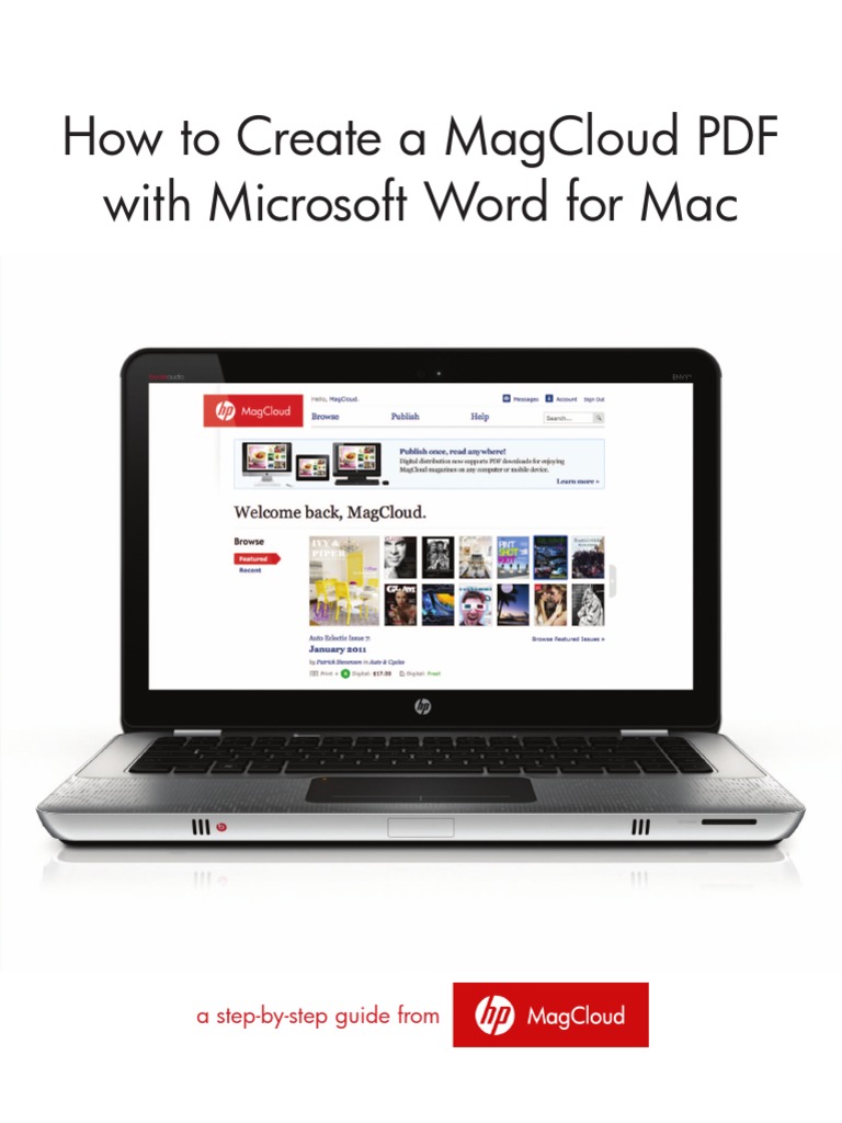 How to Create a MagCloud PDF with Microsoft Word for Mac | Microsoft ...