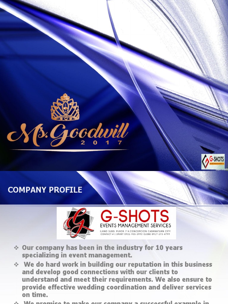 Sample Pageant Portfolio No Budgeting Yet | PDF | Clothing