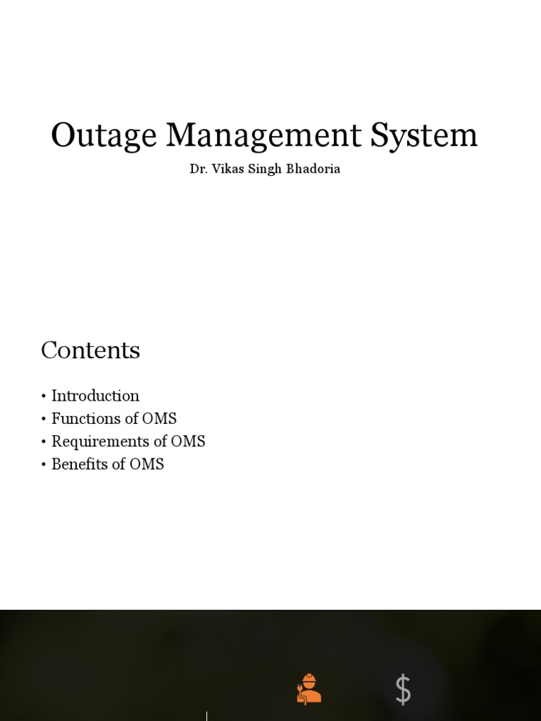 Outage Management System | PDF | Automation | Interactive Voice Response