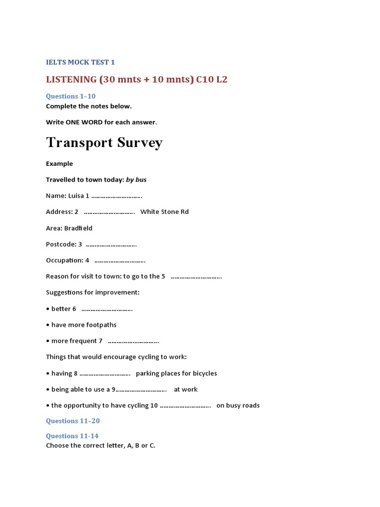 Ielts Mock Test 1 | PDF | Immigration | Blue