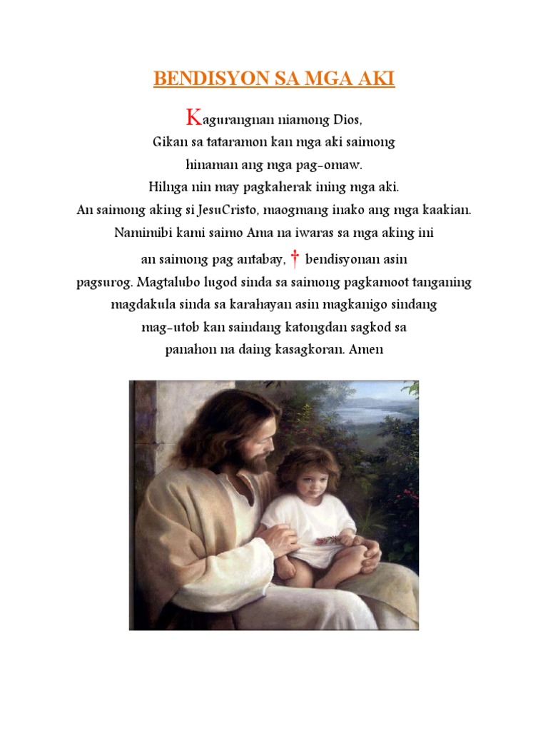 Bendisyon Sa Mga Aki | PDF