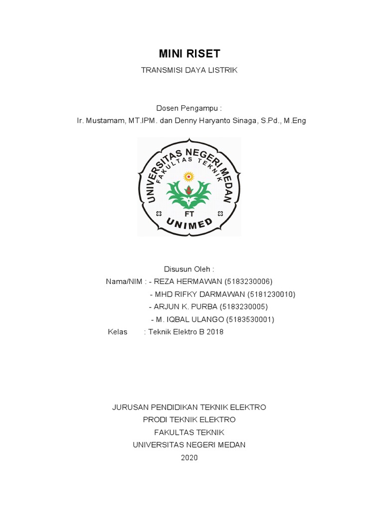 Mini Riset TDL | PDF | Sains & Matematika