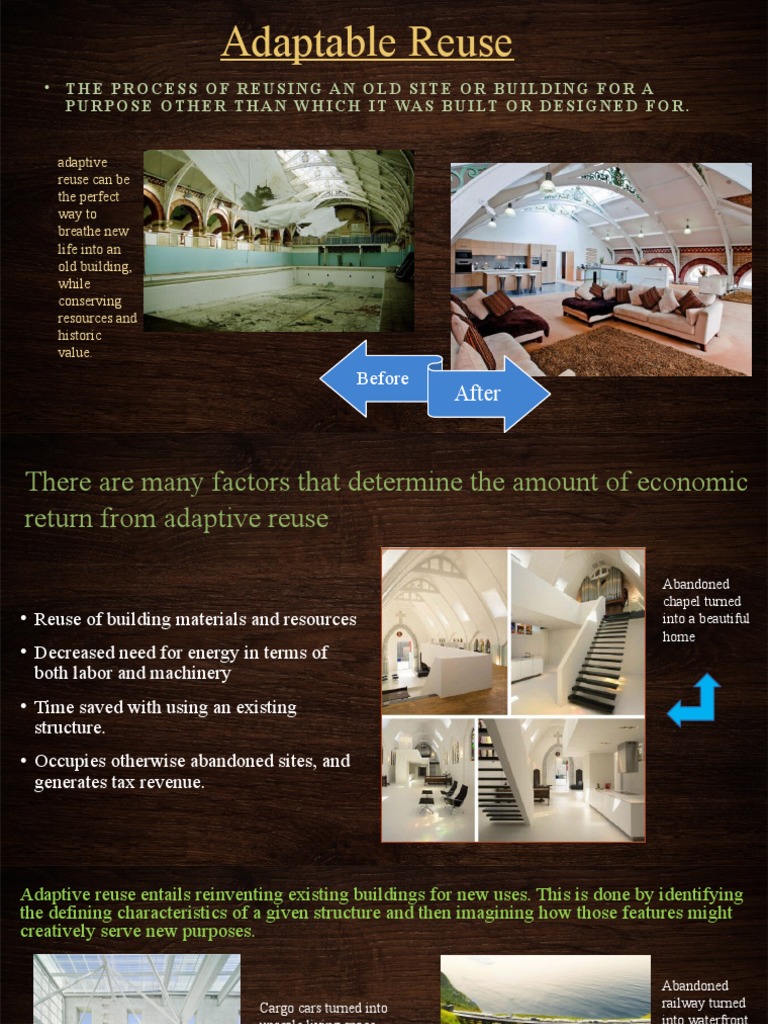 Adaptive Reuse: Reviving Old Buildings | PDF | Reuse | Building